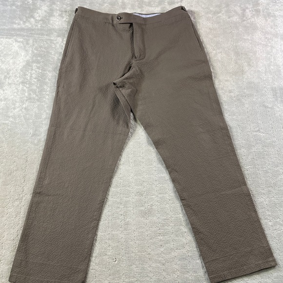 Sid Mashburn | Pants | Sid Mashburn Pants Mens 34 Brown Seersucker ...